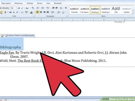 How To Cite In Word 14 Steps With Pictures Wikihow