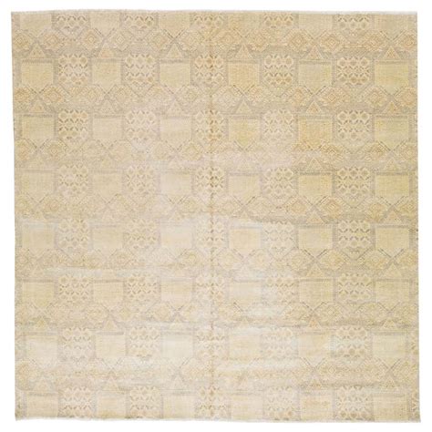 Modern Geometric Patterned Wool Rug 810x116 For Sale At 1stdibs