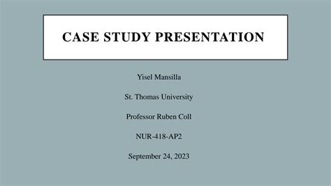 Solution Case Study Presentation Studypool