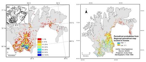 Distribution Of Palsas And Peat Plateaus In Finnmark Northern Norway
