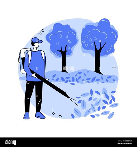 Fall Clean Up Abstract Concept Vector Illustration Stock Vector Image