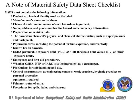 Ppt Material Safety Data Sheet Msds Powerpoint Presentation Free