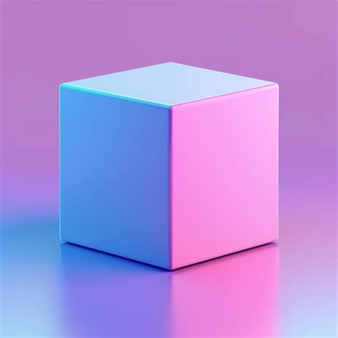 3d Cube Abstract Art Premium Ai Generated Image