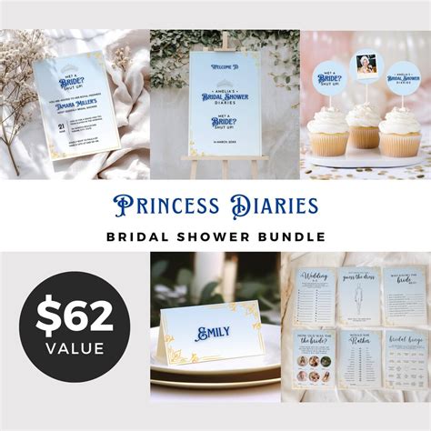 Princess Diaries Bridal Shower Bundle Me A Bride Shut Up Bridal