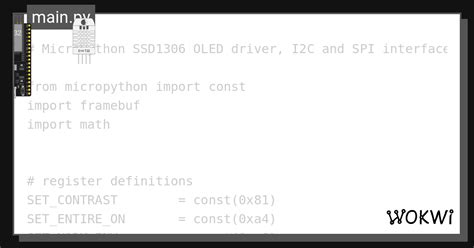 Esp Micropython Ssd Copy Wokwi ESP STM Arduino Simulator