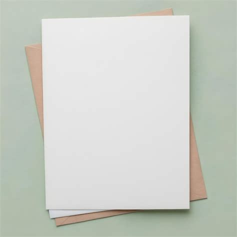 Premium Photo Greeting Card Template Without Text