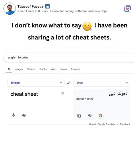 Cheatsheets Coding Interviews Softwareengineering Tauseef Fayyaz