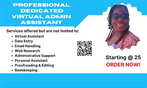 Be Your Efficient Virtual Personal Admin Assistant By Dnjent Fiverr