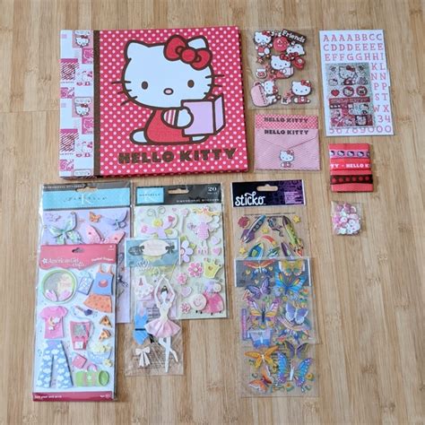 Hello Kitty Office Hello Kitty Scrapbook With Assortment Of