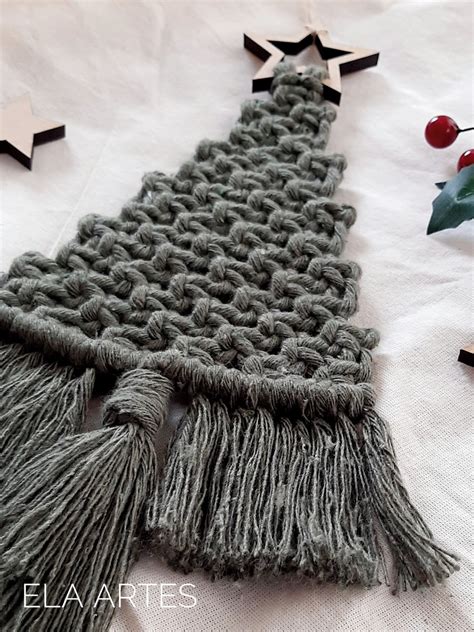 Árvore De Natal Macramê Elo7 Produtos Especiais