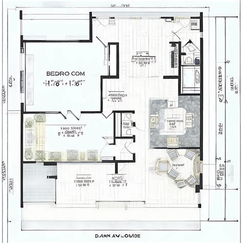 Premium Ai Image Detailed Architectural Plan House