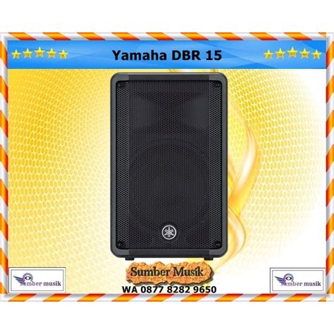 Jual Speaker Yamaha Dbr 15 Dbr15 Original Dan Garansi Resmi Shopee Indonesia