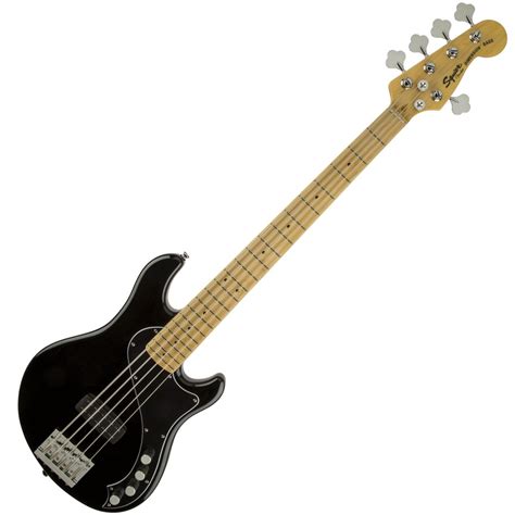 Squier By Fender Deluxe Dimension 5 String Bass V Black Gear4music