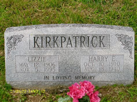 Harry Edward Kirkpatrick 1910 1940 Find A Grave Memorial