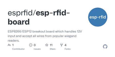 GitHub Esprfid Esp Rfid Board ESP ESP Breakout Board Which Handles V Input And Accept