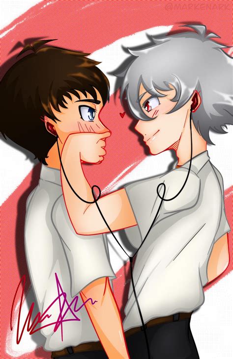 Kawoshin Fan Art By Me R Evangelion