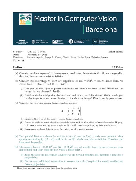 Mcv C4 2024 Exam Answers Pdf Image Segmentation Vertex Graph Theory