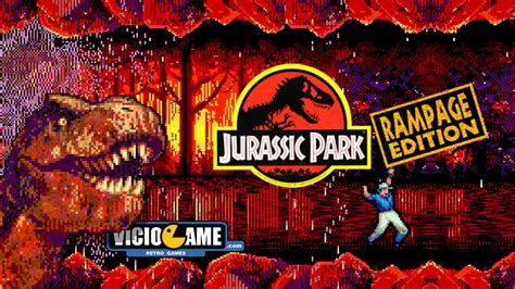 Jurassic Park Rampage Edition Sega Genesis By Viciogame On Deviantart