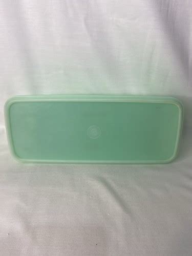Vintage Tupperware Celeryvegetable Keeper 782 Green Small Split In