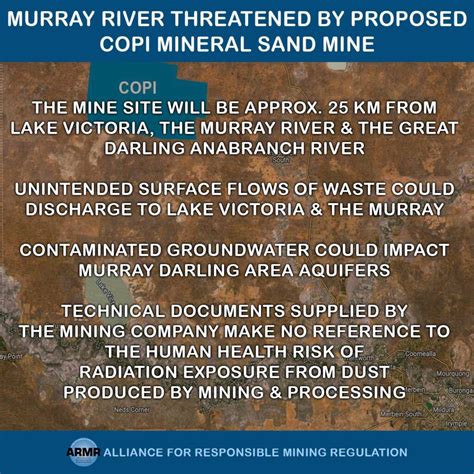 Copi Mineral Sands Project Alliance For Responsible Mining Regulation