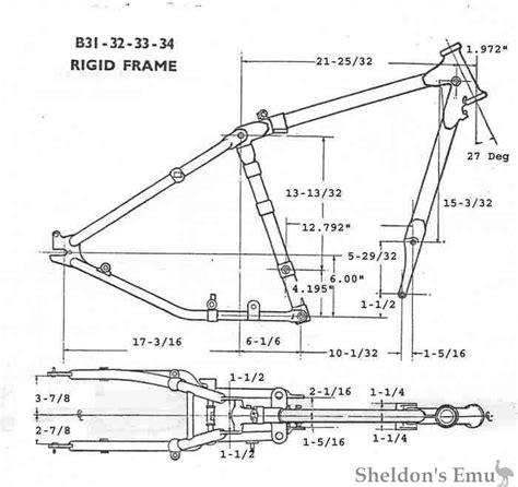 Bsa B31 B32 33 34 Rigid Frame