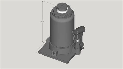 20 Ton Bottle Jack 3d Warehouse