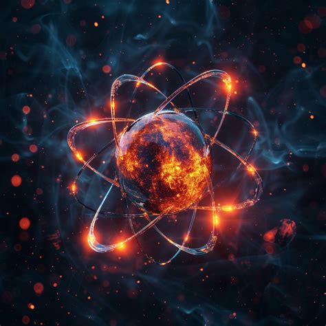 Free Quantum Energy Illustration Image Atom Fire Energy Download