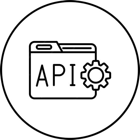 Premium Vector Api Interface Icon Vector Image Can Be Used For Data Analytics