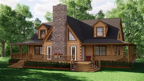 Log Cabin Plans Tar River Log Homes