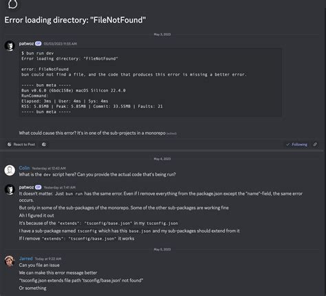 Better Error When `extends` Is Not Found Filenotfound · Issue 2804 · Oven Shbun · Github