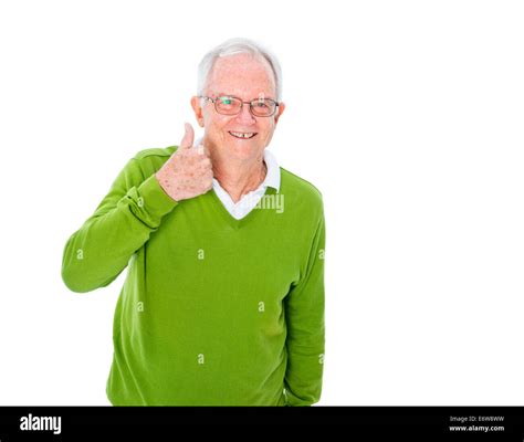 Happy Old Man Thumbs Up