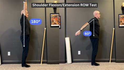 Shoulder Flexion And Extension Range Of Motion Test Assess Shoulder Mobility Youtube