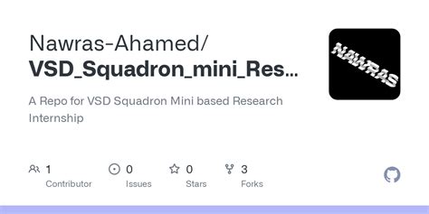 Github Nawras Ahamed Vsd Squadron Mini Research A Repo For Vsd Squadron Mini Based Research