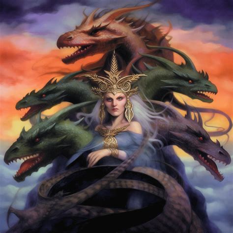 Tiamat Dragon Goddess Goddess Of Divine Creation Mother Of The