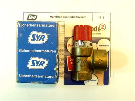 Nib Syr 191515010 Type 1915 Diaphragm Safety Valve Dn15 14bar