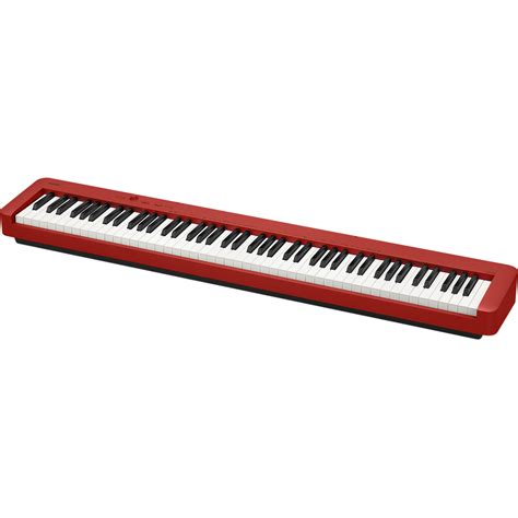 Casio Cdp S160 88 Key Slim Body Portable Digital Cdp S160 Red