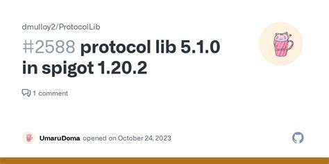 Protocol Lib 510 In Spigot 1202 · Issue 2588 · Dmulloy2