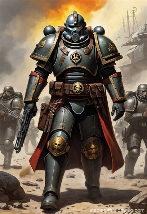 Warhammer 40k Rogue Trader Portrait Stable Diffusion Online