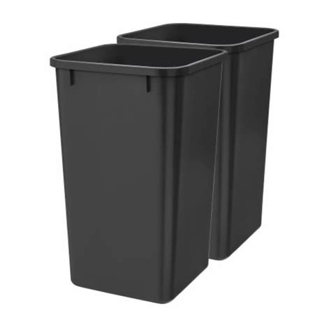 Rev A Shelf Polymer Replacement Quart Trash Bin Black Pack RV Piece Kroger
