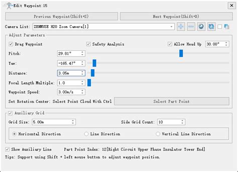 Edit Waypoint · Lipowerline User Guide
