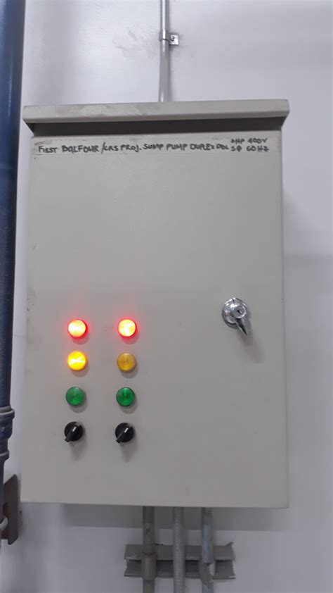 Assemble Of Duplex Pump Controller On Call Electrician