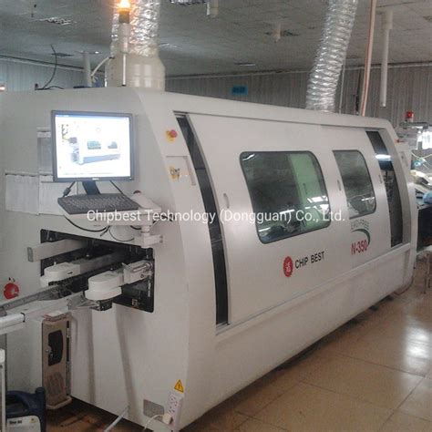 Flux Sprayer System Dip Soldering Machine Fully Automatic Dual Wave