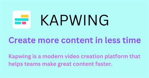 What Is Kapwing A Modern Ai Video Generator And Editor