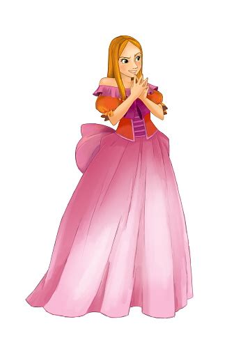 Adegan Kartun Dengan Ilustrasi Putri Ratu Ilustrasi Stok Unduh Gambar