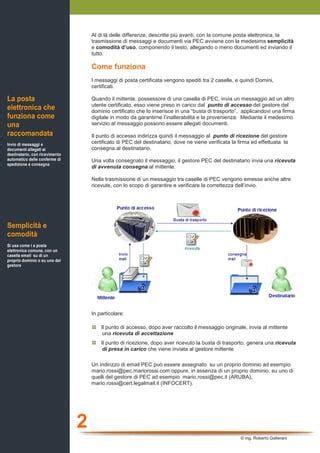 Pec Posta Elettronica Certificata Pdf