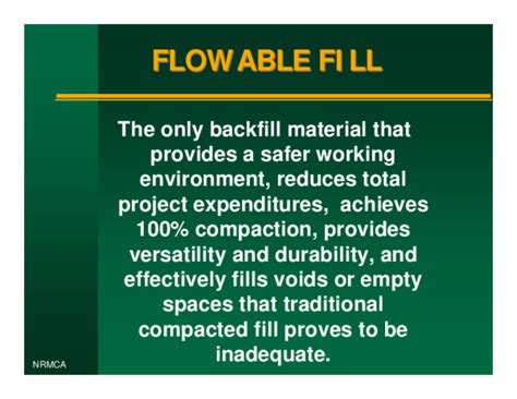 Pdf Flowable Fill Flowable Fill