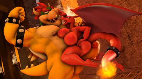 Rule 34 Accessory Anthro Big Breasts Boop Bowser Breasts Charizard Dragon Duo Female Feral