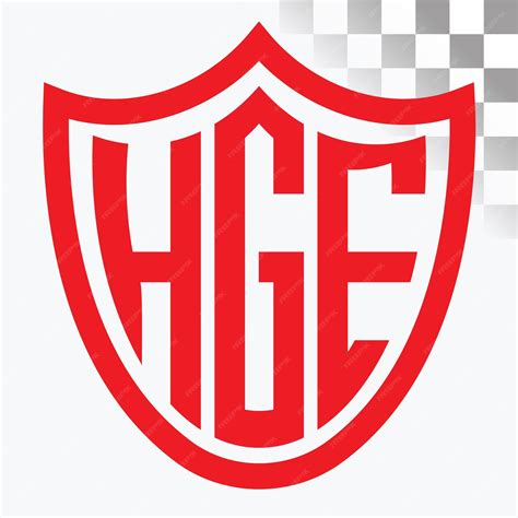 Premium Vector Hge Letter Logo Design