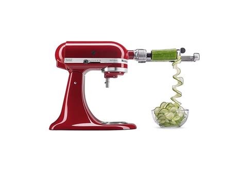 Kitchenaid Spiralizer Plus Attachment Peels Cores And Slices Fruit
