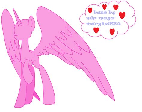 Mlp Alicorn Base By Honeyheartbases On Deviantart